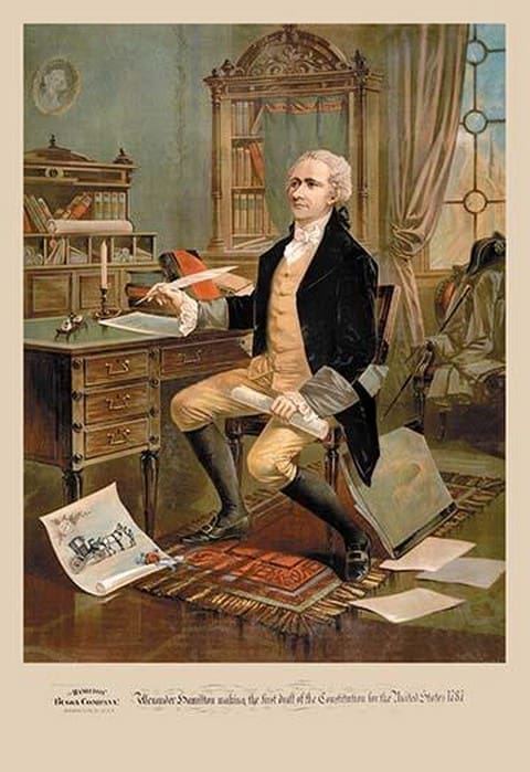 Alexander Hamilton - Art Posters or Prints on Paper or Canvas - Vintage ...