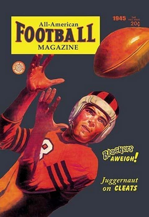 All-American Football Magazine - Art Posters or Prints on Paper or ...