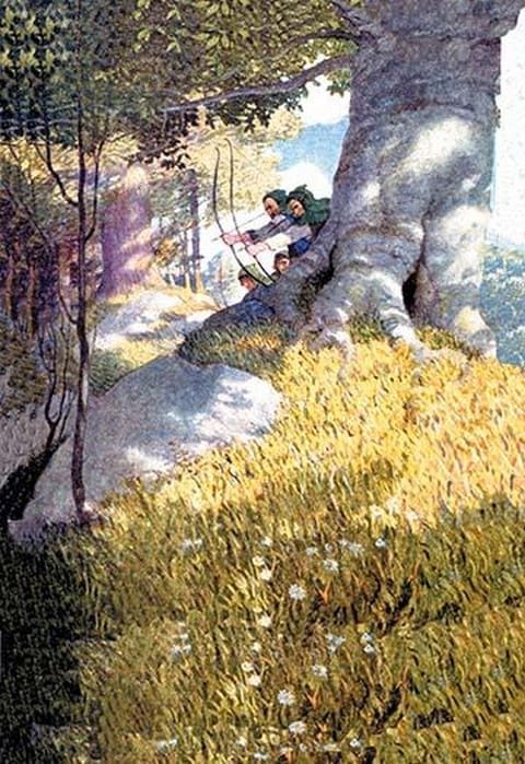 Ambush From Robin Hood By N.C. Wyeth - High Quality Prints On Paper Or ...
