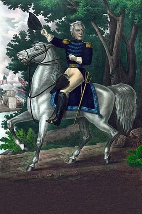 Andrew Jackson with the Tennessee forces on the Hickory Grounds A.D ...