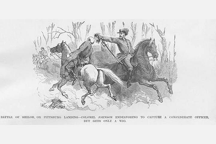 At Shiloh, Colonel Johnson Cuts the Wig Off a Southerner by Frank ...