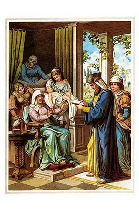 Baby Jesus in for a check up - Art Posters or Prints on Paper or Canvas ...