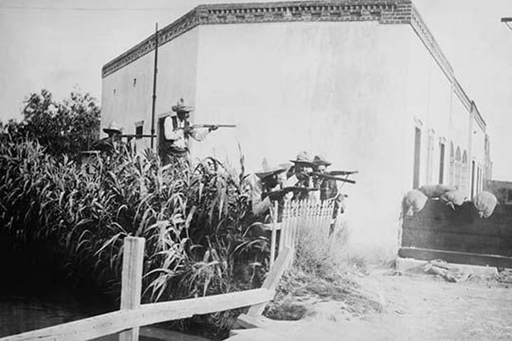 Battle Of Juarez, Insurrectos On Irrigation Ditch - High Quality Prints ...