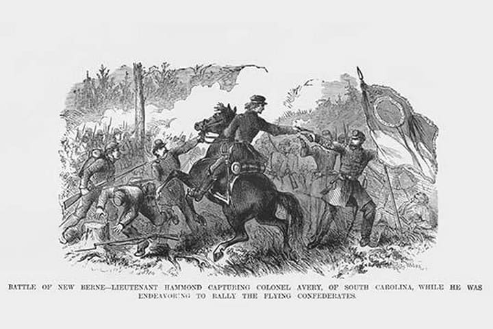 Battle of New Berne - Lieutenant Hammond Captures Colonel Avery by ...