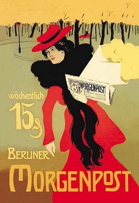 Berliner Morganpost by Howard Pyle - Art Posters or Prints on Paper or ...