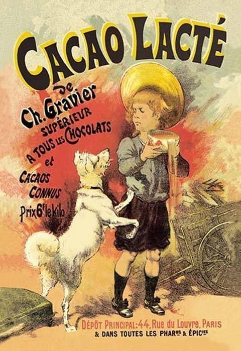 Cacao Lacte De Ch. Gravier Superieur - High Quality Prints On Paper Or ...