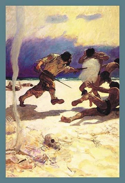 Cannibals by N.C. Wyeth - Art Posters or Prints on Paper or Canvas ...