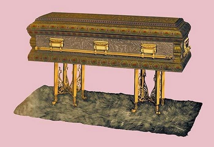 Carved Moulding Casket - Art Posters or Prints on Paper or Canvas ...