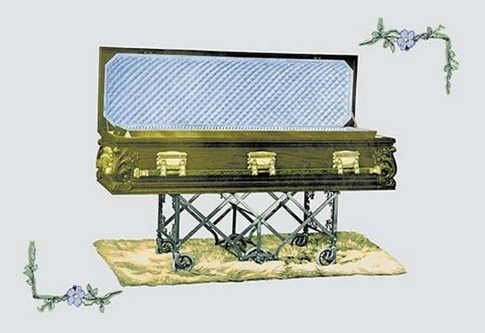 Casket on Wheels - Art Posters or Prints on Paper or Canvas - Vintage ...
