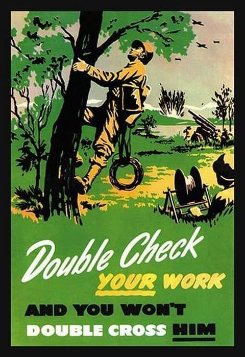 Double Check Your Work - Vintage Image Shop