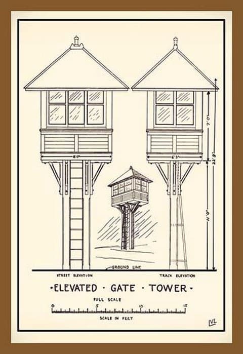 Elevated Grate Tower - Art Posters or Prints on Paper or Canvas ...