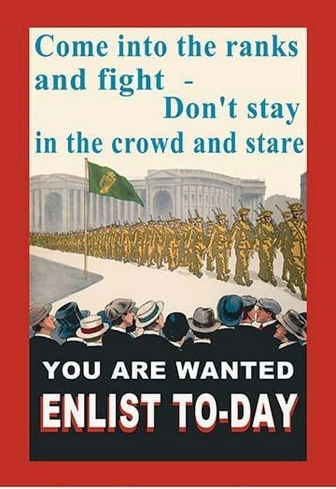 Enlist To-Day - Vintage Image Shop