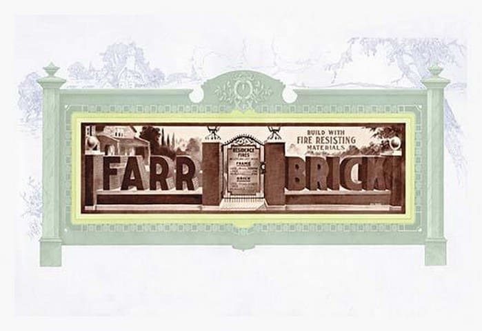 Farr Bricks - Art Posters or Prints on Paper or Canvas - Vintage Image Shop