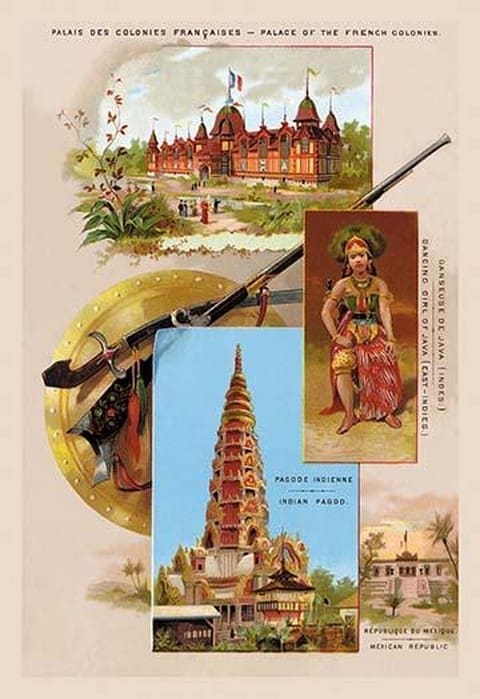 Five Scenes from the Paris Exhibition, 1889 - Art Posters or Prints on ...