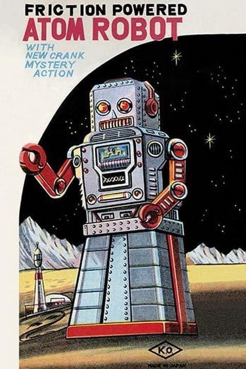 Friction Powered Atom Robot - Art Posters or Prints on Paper or Canvas ...