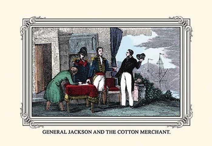 General Jackson and the Cotton Merchant by Devereux - Art Posters or ...