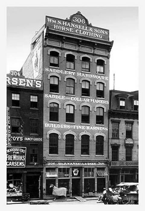 Hansell & Sons Horse Clothing, Philadelphia, PA - Vintage Image Shop