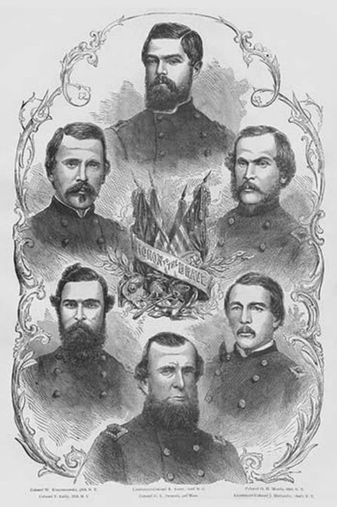 Honor The Brave - Famous Colonels By Frank Leslie - High Quality Prints ...