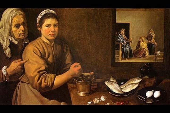 Kitchen Scene with Christ by Diego Velasquez - Art Posters or Prints on ...