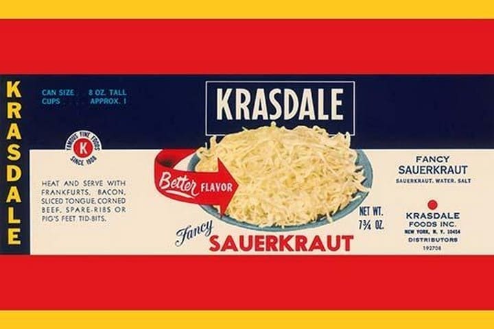 Krasdale Fancy Sauerkraut - Art Posters or Prints on Paper or Canvas ...