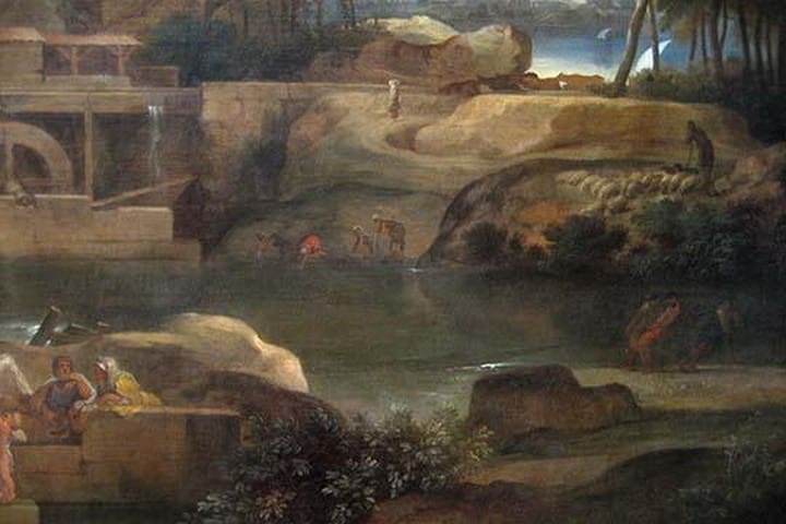 Landscape with the Rest on the Flight into Egypt by Sebastian Bourdon ...