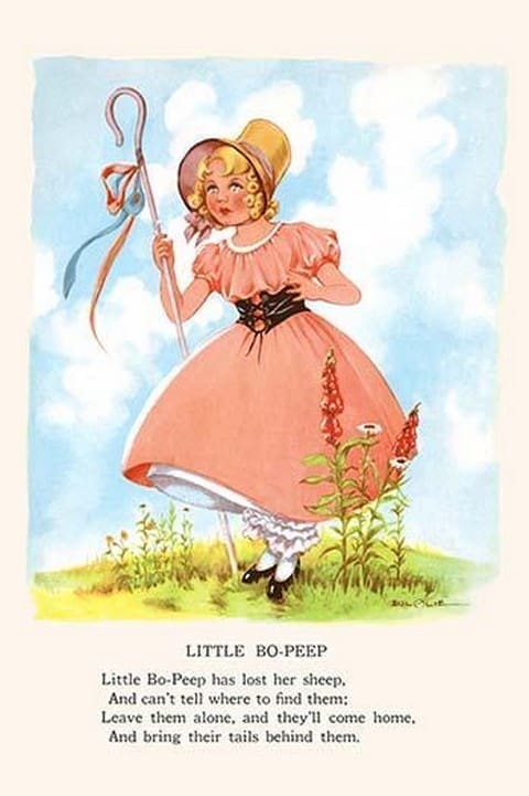 Little Bo Peep by Bird & Haumann - High Quality Prints on Paper or ...