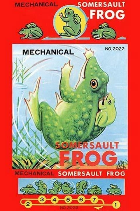 Mechanical Somersault Frog #2 - Art Posters or Prints on Paper or ...