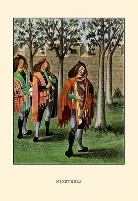 Minstrels by H. Shaw - Art Posters or Prints on Paper or Canvas ...