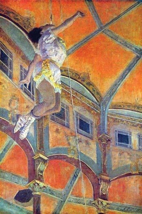 Miss Lala in Circus Fernando by Edgar Degas - Art Posters or Prints on ...