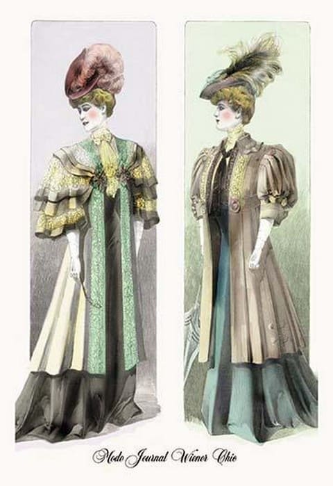 Mode Journal Wiener Chic: Refined Looks Of 1906 - High Quality Prints ...