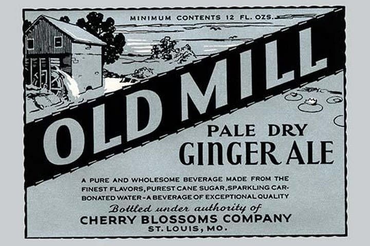 Old Mill Pale Dry Ginger Ale - Art Posters or Prints on Paper or Canvas ...