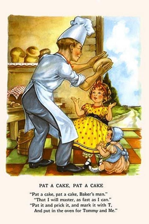 Pat a Cake, Pat a Cake by Bird & Haumann - Art Posters or Prints on ...