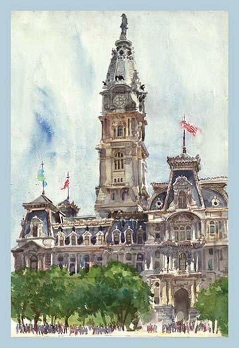 Philadelphia City Hall II by Noel Miles - Art Posters or Prints on ...