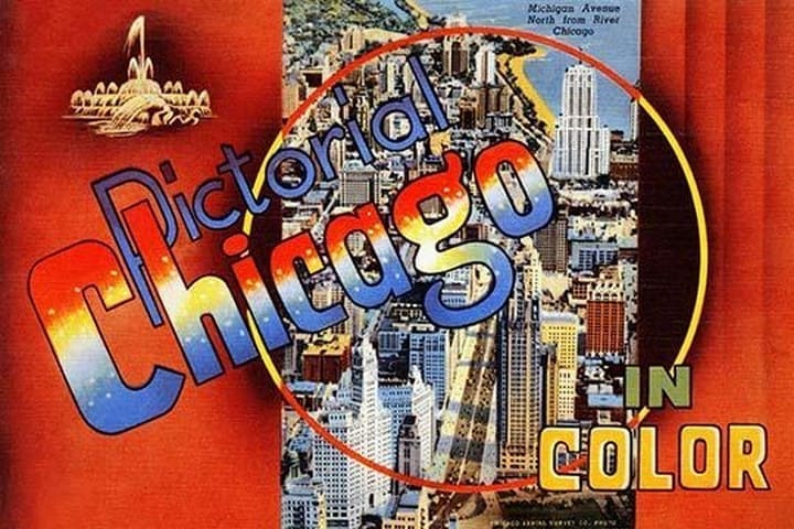 Pictorial Chicago In Color - Art Posters or Prints on Paper or Canvas ...