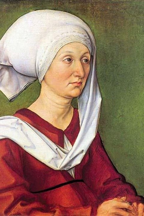 Portrait of Barbara Durer, born Holper by Albrecht Durer - Art Posters ...