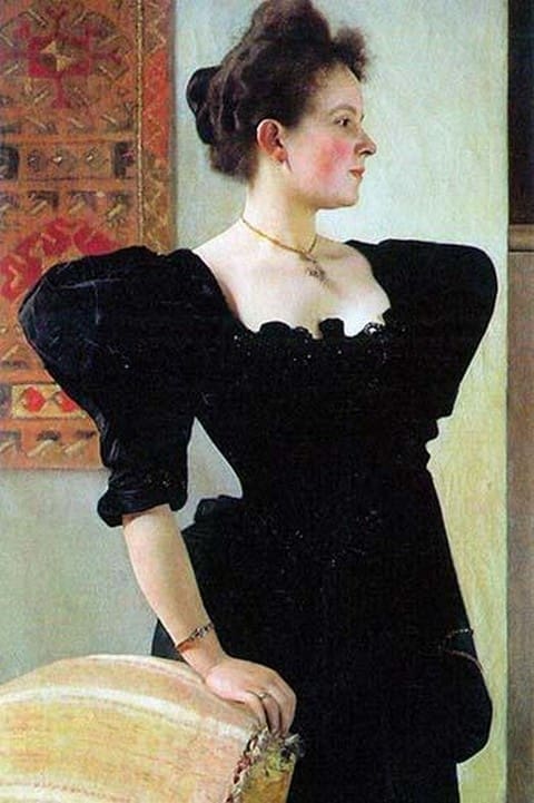 Portrait Of Marie Breunig By Gustav Klimt - High Quality Prints On ...