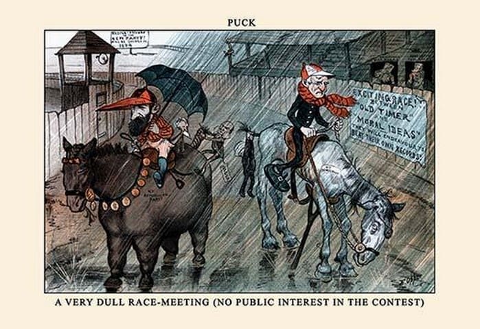 Puck Magazine: A Very Dull Race-Meeting by Frederick Burr Opper - Art ...