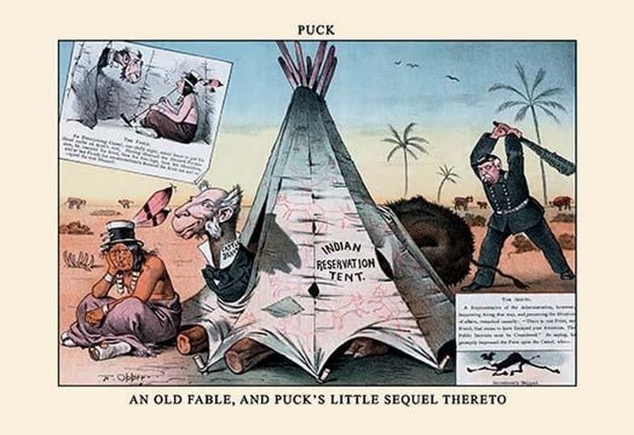 Puck Magazine: An Old Fable By Frederick Burr Opper - High Quality ...