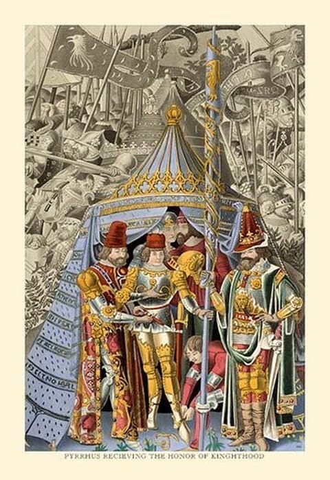Pyrrhus Receiving The Honor Of Knighthood By H. Shaw - High Quality ...