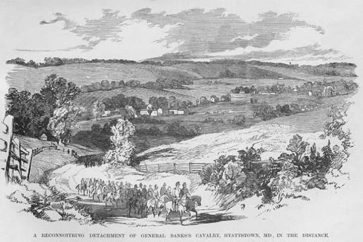 Reconnaissance By General Banks Cavalry By Frank Leslie - High Quality ...