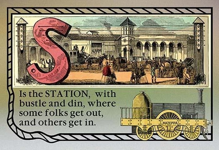 S is the Station - Art Posters or Prints on Paper or Canvas - Vintage ...