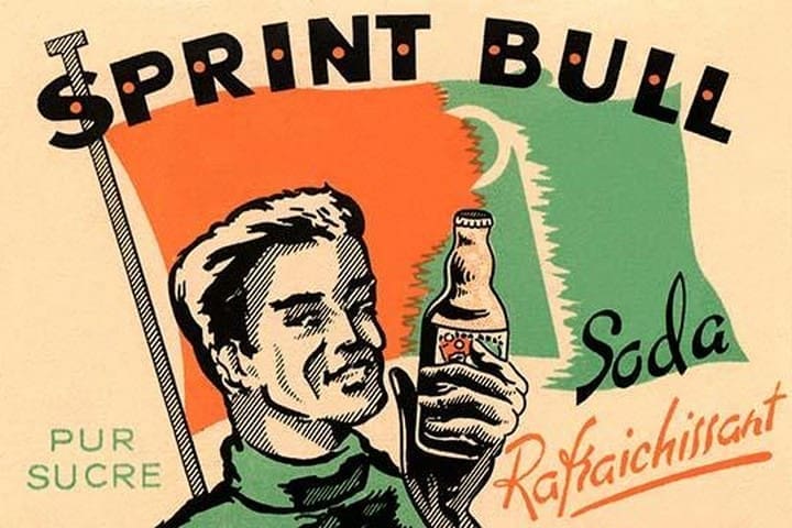 Sprint Bull Soda - High Quality Prints On Paper Or Canvas From Vintage ...