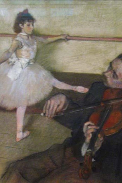 The Dance Lesson by Edgar Degas - Art Posters or Prints on Paper or ...