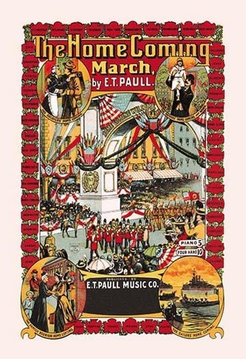 The Homecoming March by E.T. Paull - Art Posters or Prints on Paper or ...