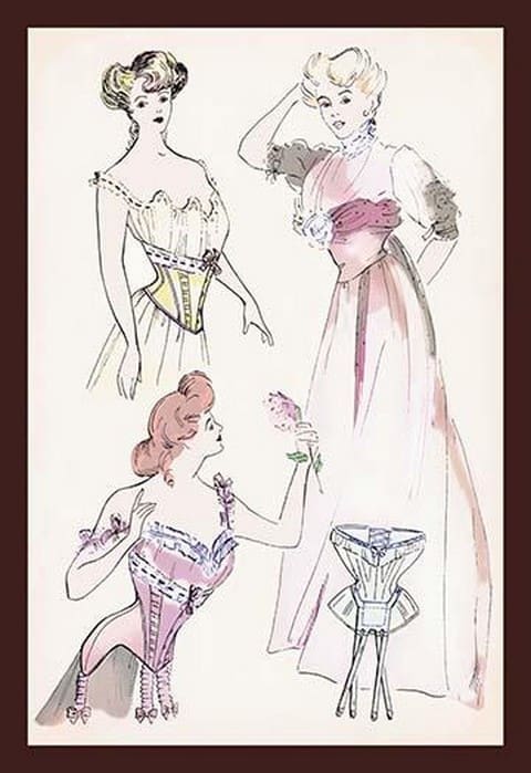 The Straight Front, 1900 - Art Posters or Prints on Paper or Canvas ...