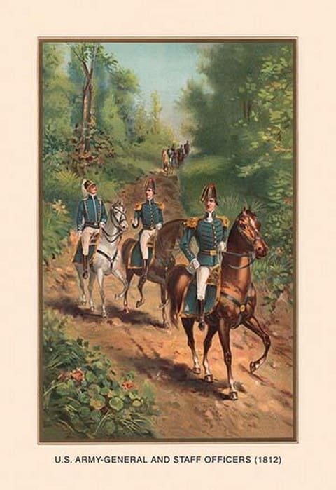 U.S. Army General and Staff Officers, 1812 by Arthur L. Wagner - High ...