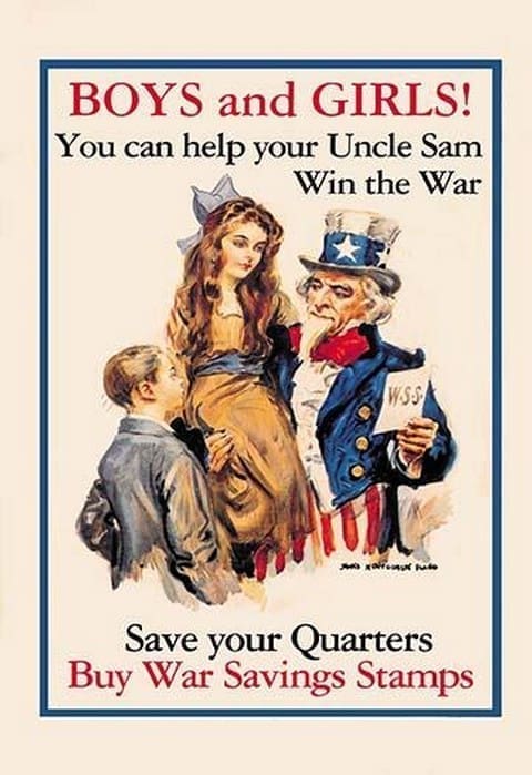 Uncle Sam - Boys And Girls! By James Montgomery Flagg - High Quality ...
