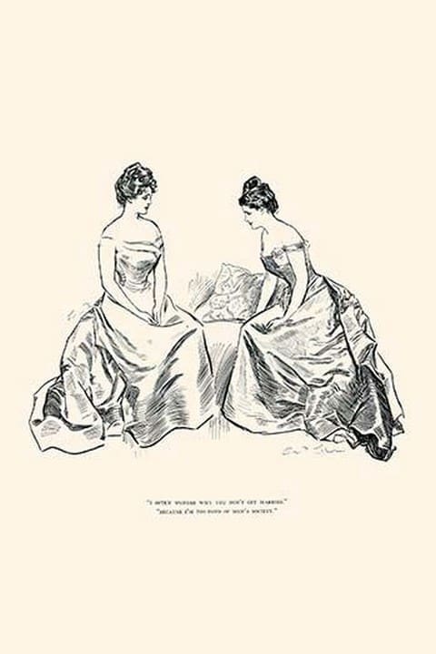Why Don't You Get Married? by Charles Dana Gibson - Art Posters or ...
